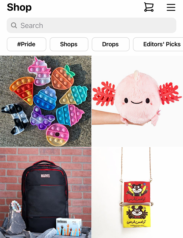 Instagram Shop: How to Add a Product to Your Wishlist