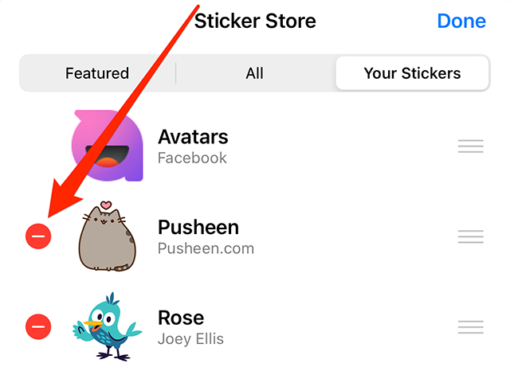 Messenger From Facebook: How to Delete a Sticker Pack