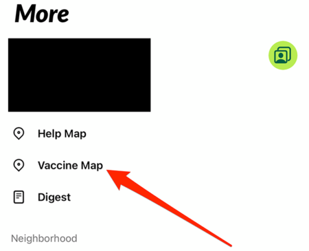 Nextdoor: How to Use the Vaccine Map