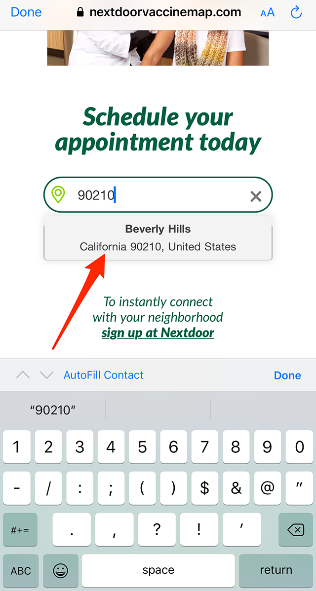 Nextdoor: How to Use the Vaccine Map