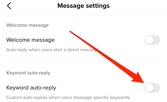 TikTok for Business: How to Create Keyword Auto-Reply Messages