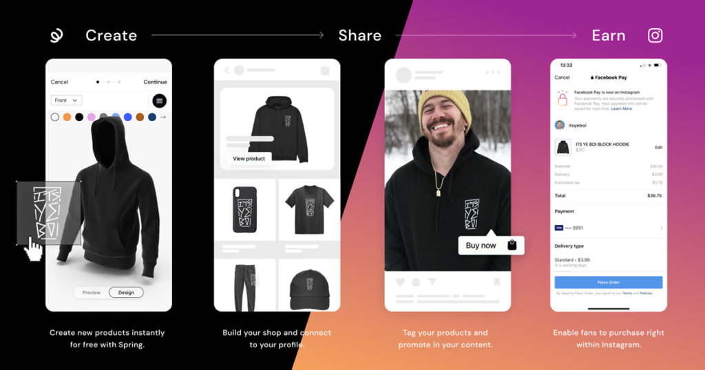 Spring Is Paying Creators to Sell on Instagram