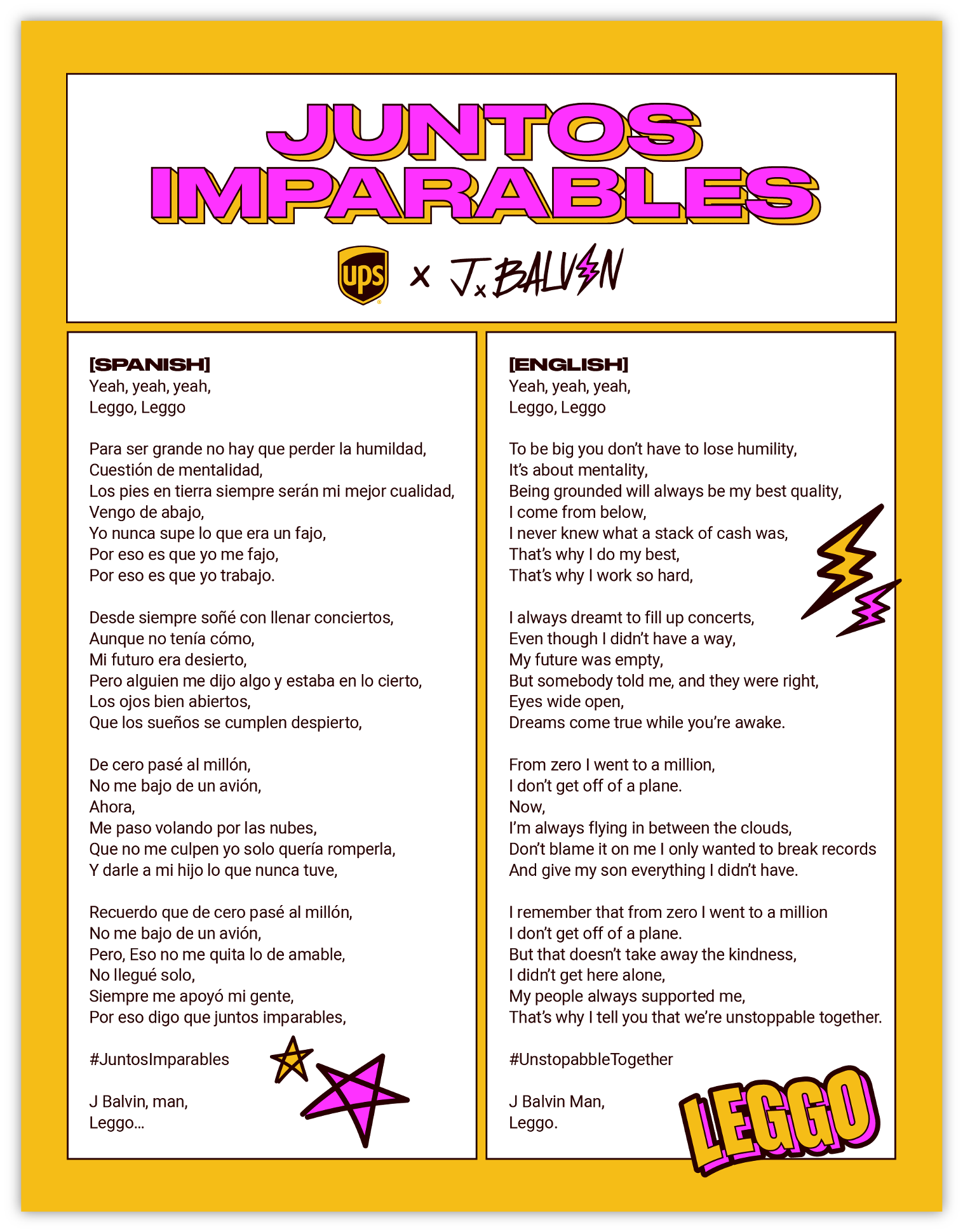 UPS, J Balvin Amp Latinx-Owned Businesses With Musical Initiative