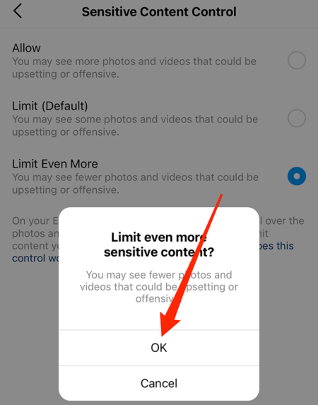 Instagram: How to Manage How Much Sensitive Content You See