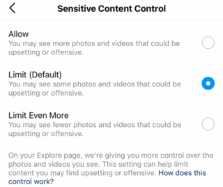 Instagram: How to Manage How Much Sensitive Content You See