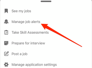 LinkedIn: How to Edit a Job Alert