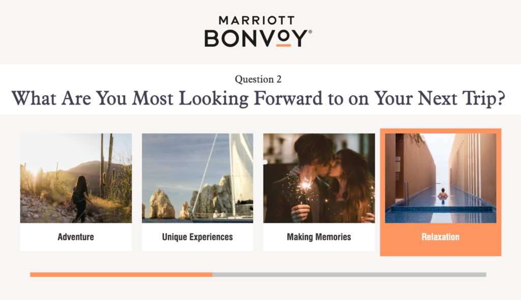 Marriott Bonvoy, Pinterest Team Up on in-App Immersive Quiz