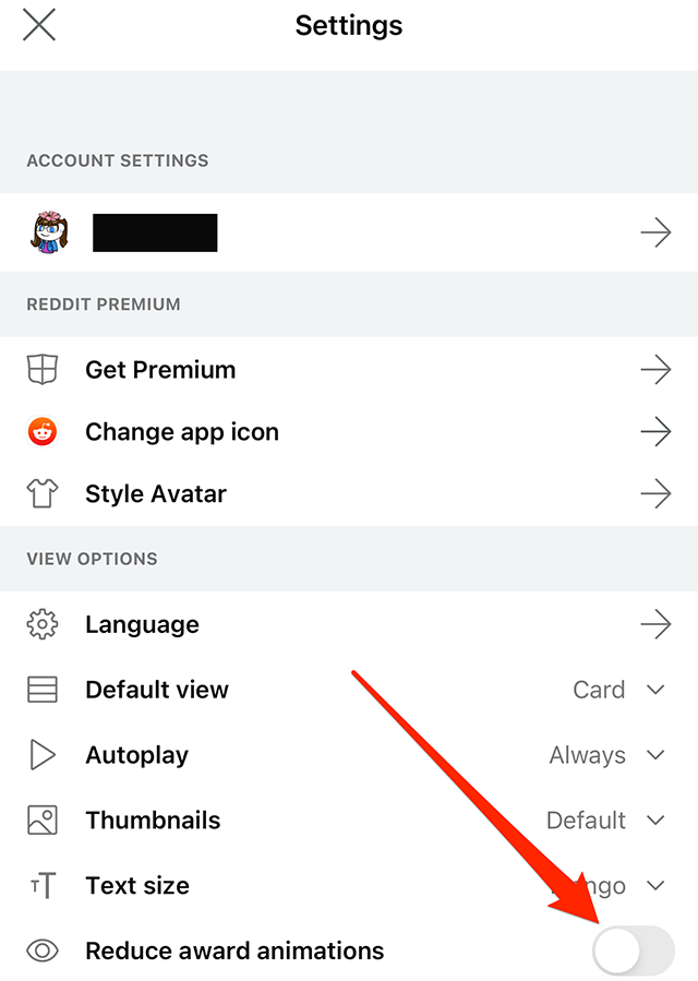 Reddit: How to Reduce Award Animations