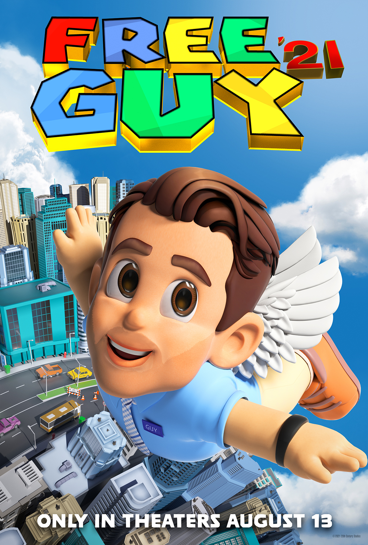 Free Guy Posters: The Story Behind the Pexel Perfect Video Game Homeage ...