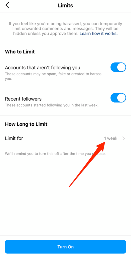 Instagram: How to Turn on Comment and DM Limits