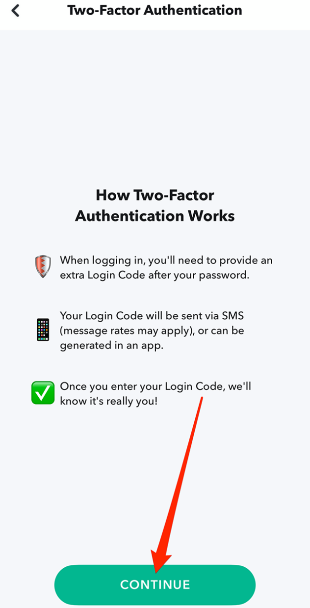 Snapchat: How to Turn on Two-Factor Authentication