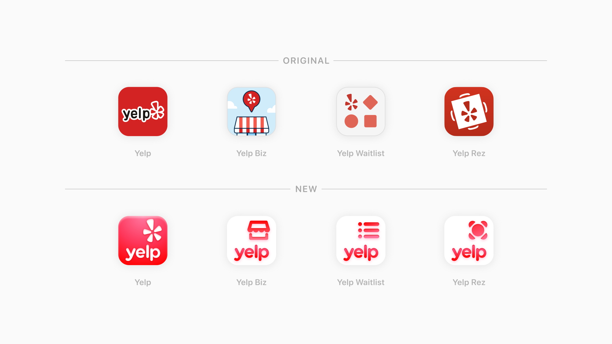 Yelp Debuts Refreshed Logo, App Icons