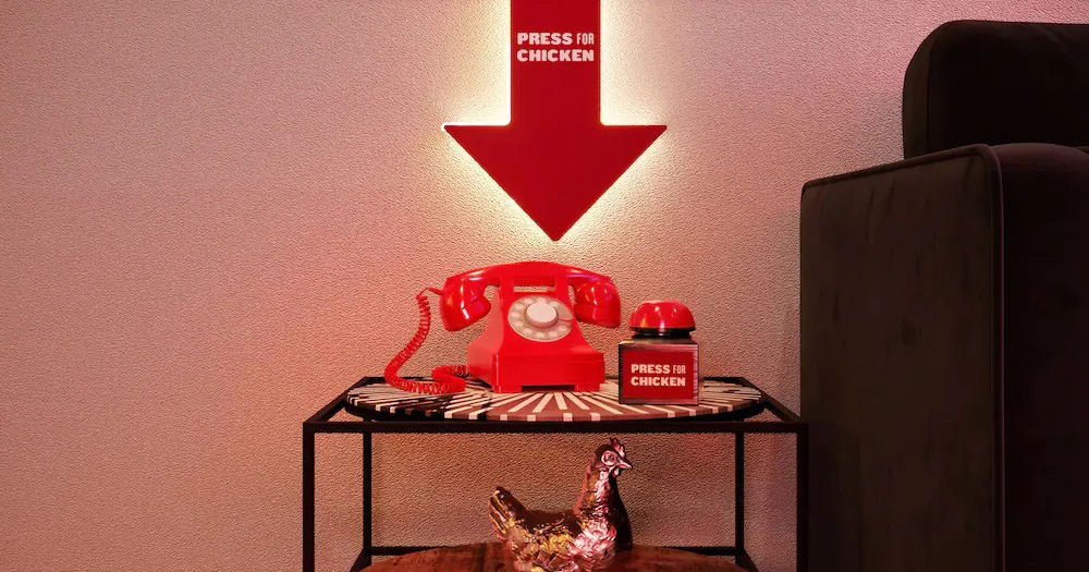 KFC Spreads Its Wings and Opens Pop-Up Hotel in London