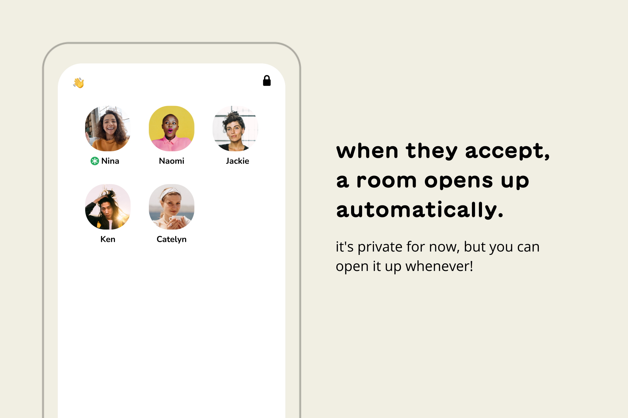 Want to Start a Private Room on Clubhouse? Just Wave