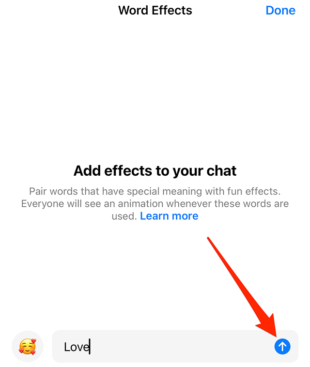 Messenger From Facebook: How to Create Word Effects