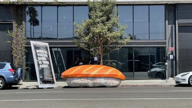 Postmates Brings Cravings to Life as Giant Food in L.A.