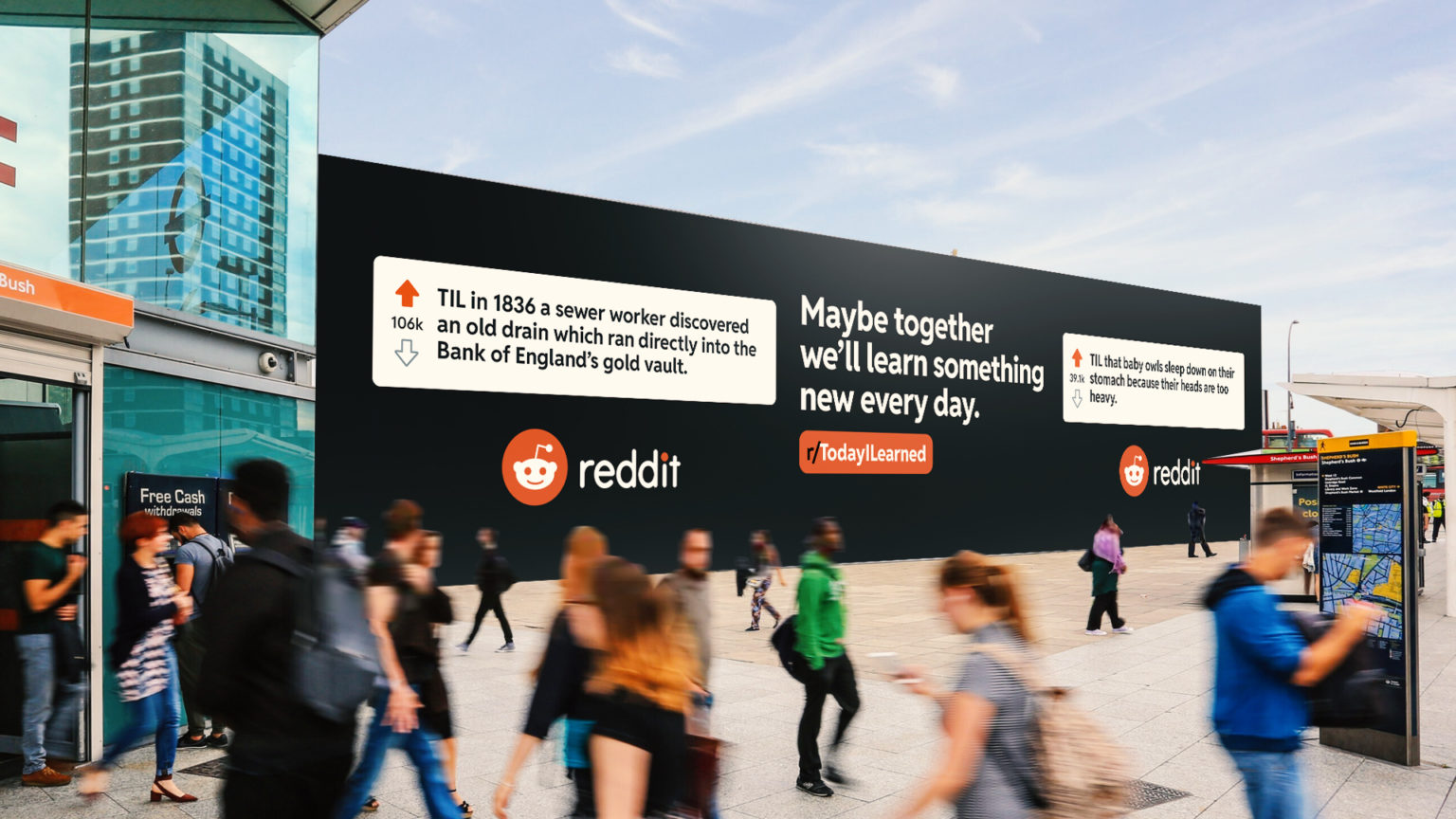 Reddit Marks Anniversary of Opening UK Office With Brand Marketing Campaign