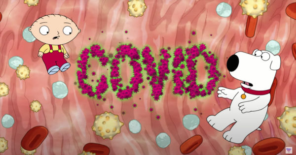 Family Guy Gets Serious About Covid-19 Vaccinations in PSA