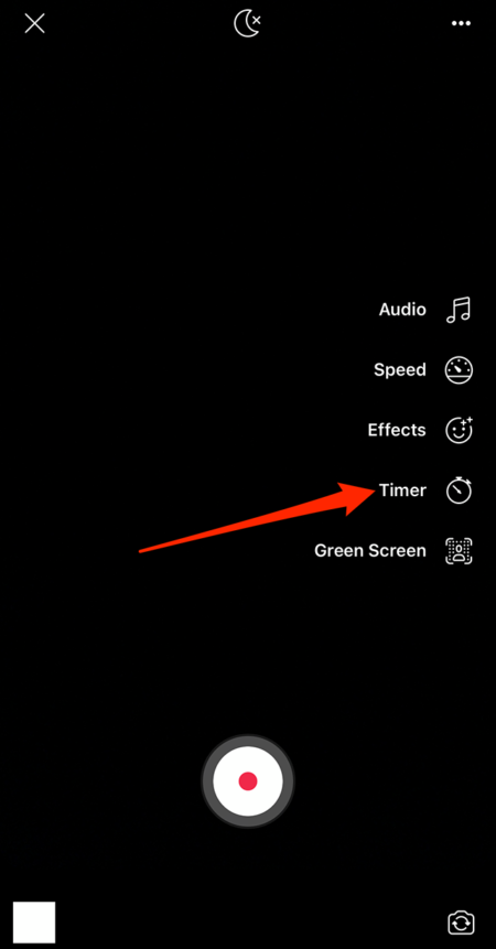 Facebook Reels: How to Record a Reel Using a Timer