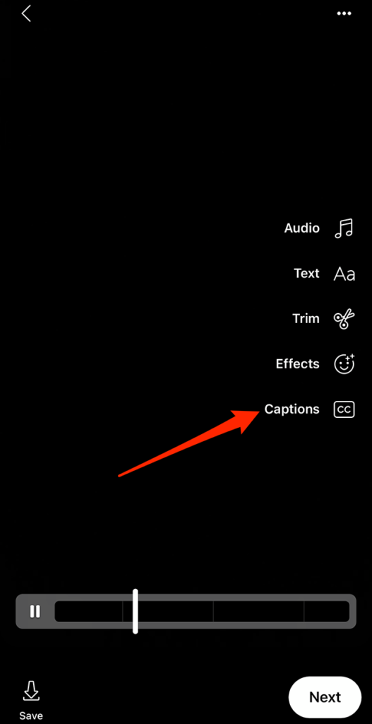 Facebook How To Add Captions To Facebook Reels