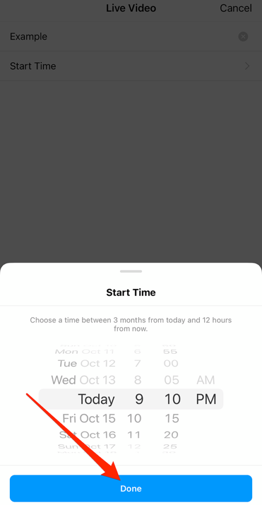 Instagram: How to Schedule a Live Video