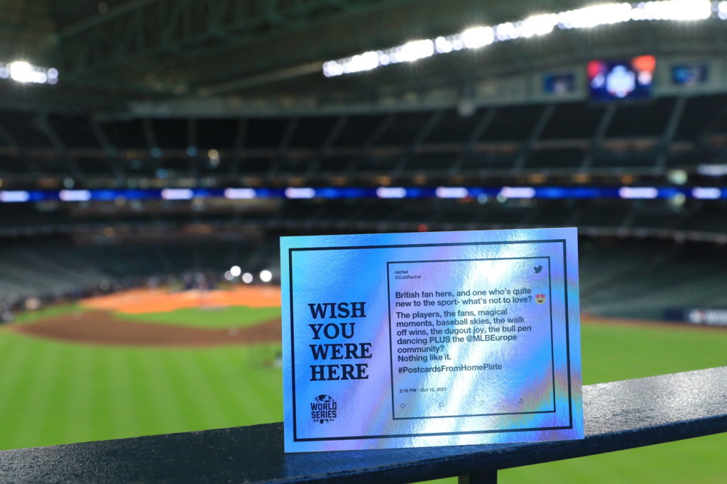 MLB, Twitter Team Up on #PostcardsFromHomePlate