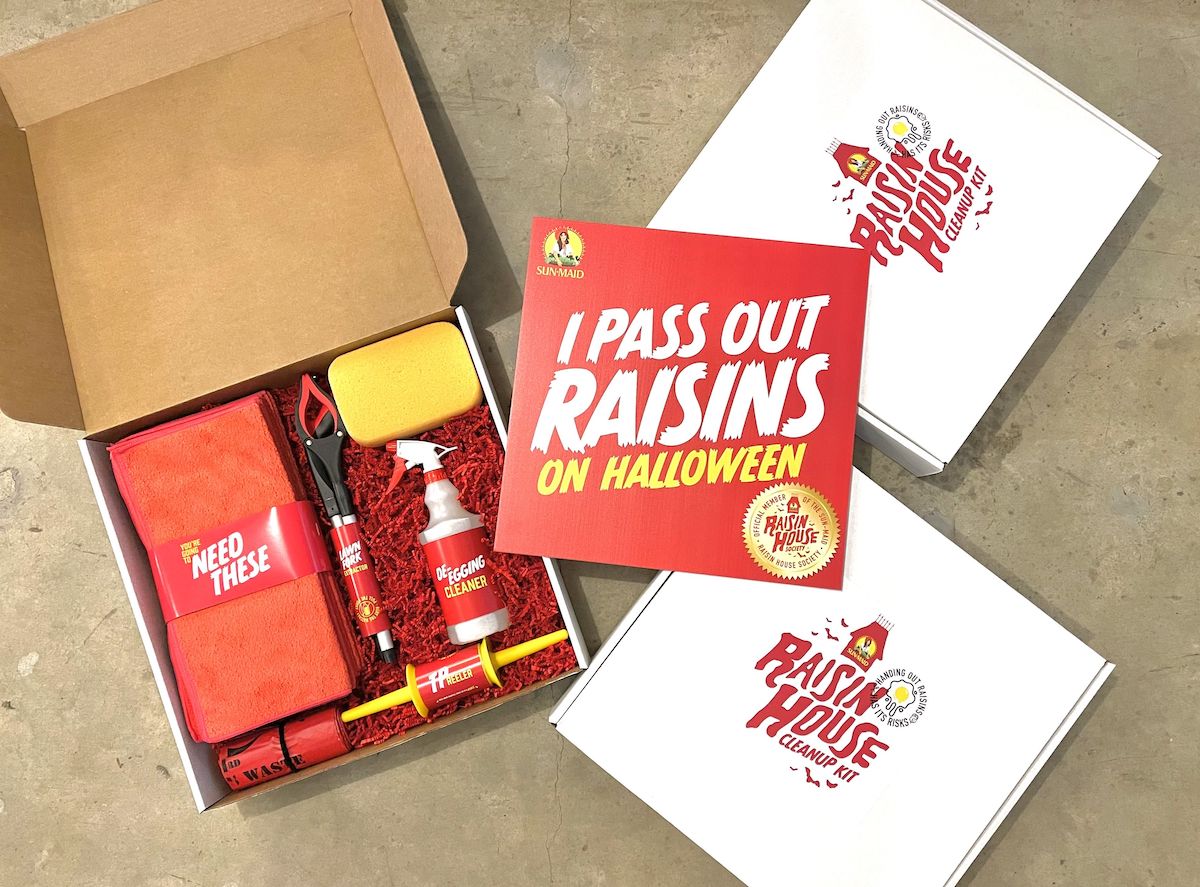 Sun-Maid Erects an Actual Raisin House