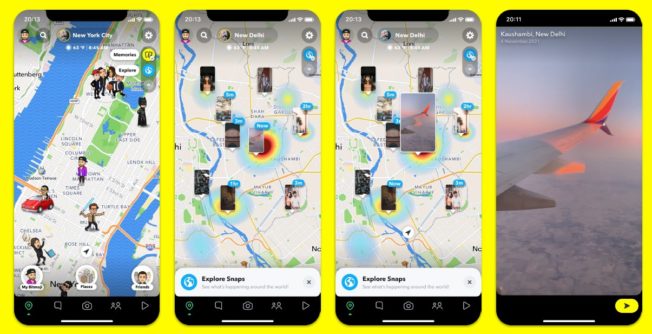 Snap Rolls Out the First 2 Layers for Snap Map