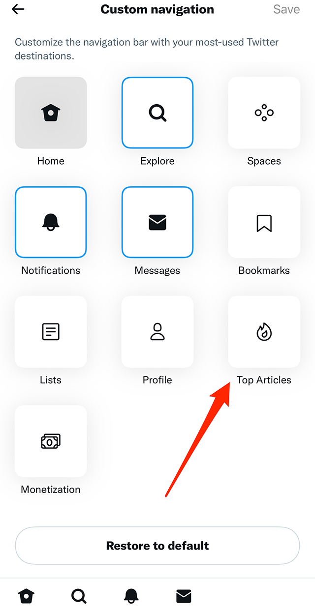 Twitter Blue: How to Browse Top Articles