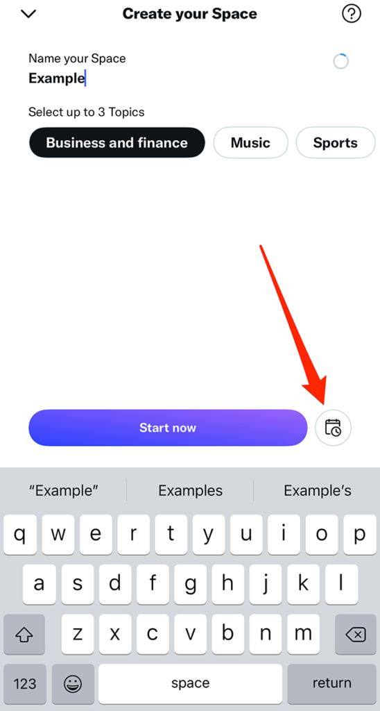 Twitter: How to Schedule Twitter Spaces