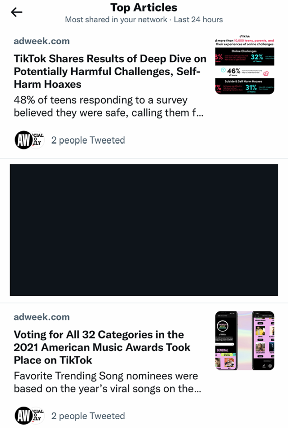 Twitter Blue: How to Browse Top Articles