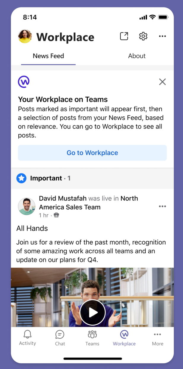 Workplace From Meta Deepens Integration With Microsoft Teams