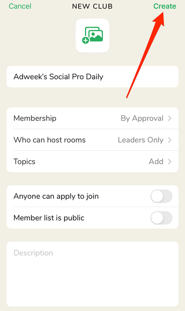 Clubhouse: How to Create a Club