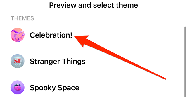 Messenger: How to Use the Celebration Chat Theme