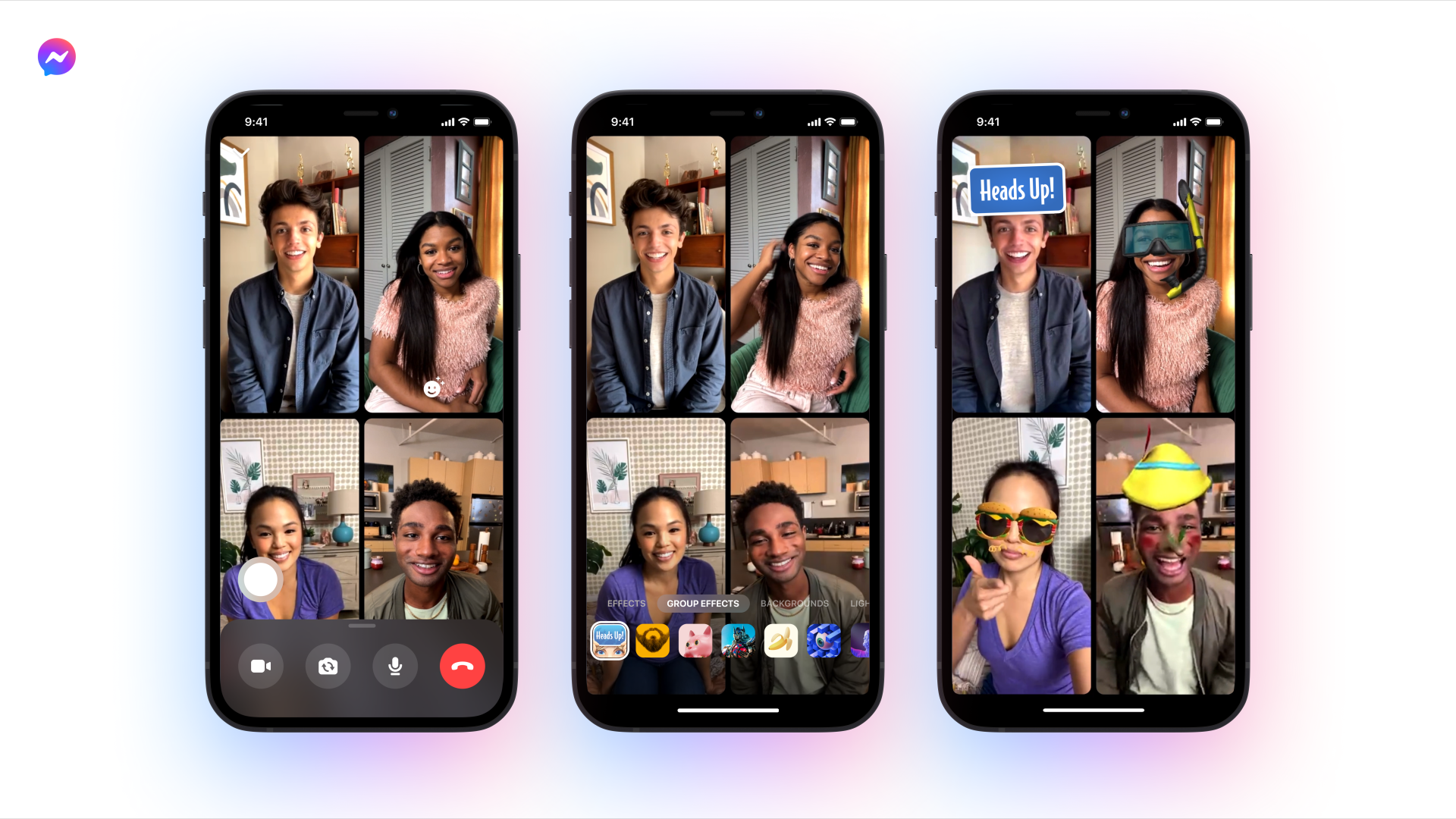 Messenger: How to Use the Heads Up! Group Effect