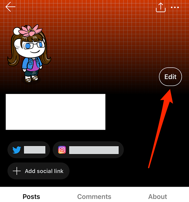 Reddit: How to Remove Social Links From Your Profile