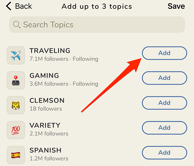 Clubhouse: How to Add Topics to a Club