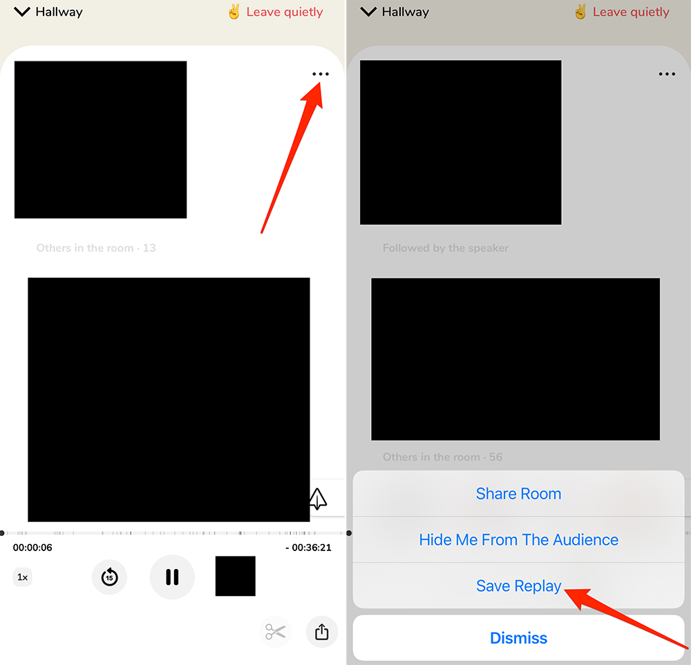 Clubhouse: How to Save Room Replays