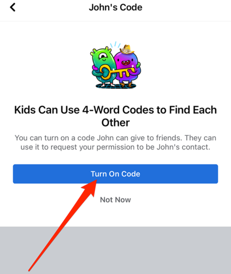 Facebook: How to Use Your Child's Messenger Kids Code