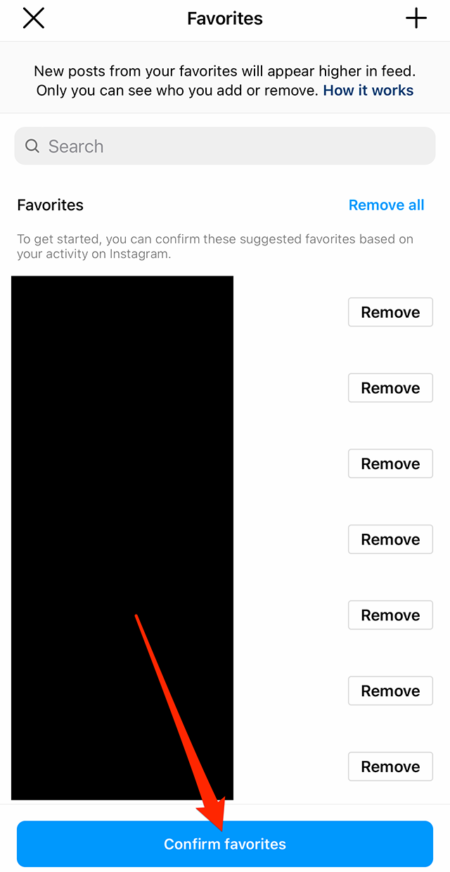 Instagram: How to Add Accounts to Your Favorites