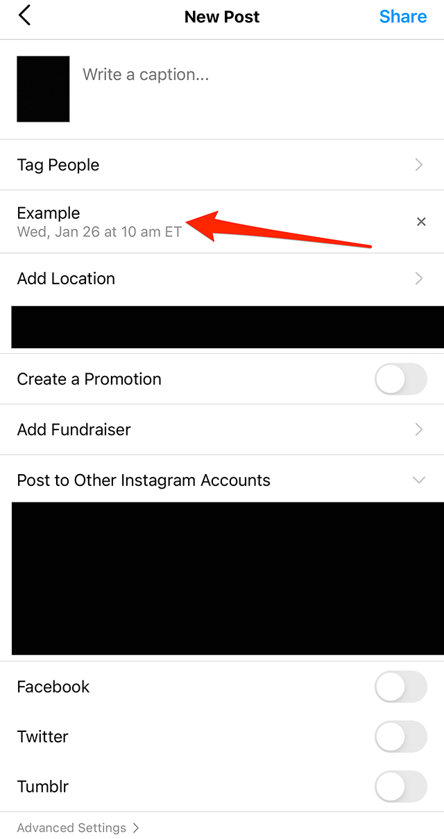 Instagram for Business: How to Add a Reminder to a Post