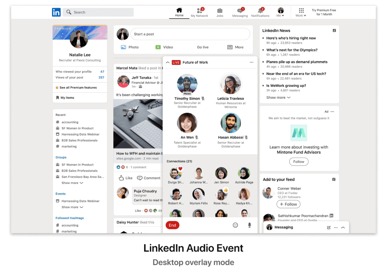 LinkedIn Begins Beta-Testing Revamped Interactive Events Experience