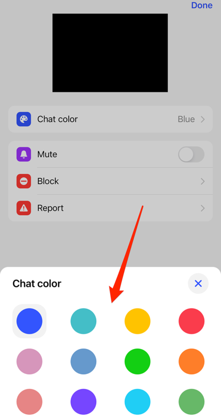 Messenger Kids: How to Change a Chat's Color