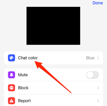 Messenger Kids: How to Change a Chat's Color