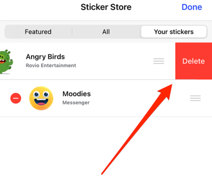 Messenger Kids: How to Delete Sticker Packs