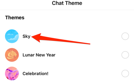 Instagram: How to Use the Sky Chat Theme