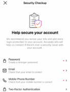 Instagram: How to Use Security Checkup