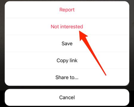 Instagram Reels: How to Tell Instagram You Don't Like Certain Audio
