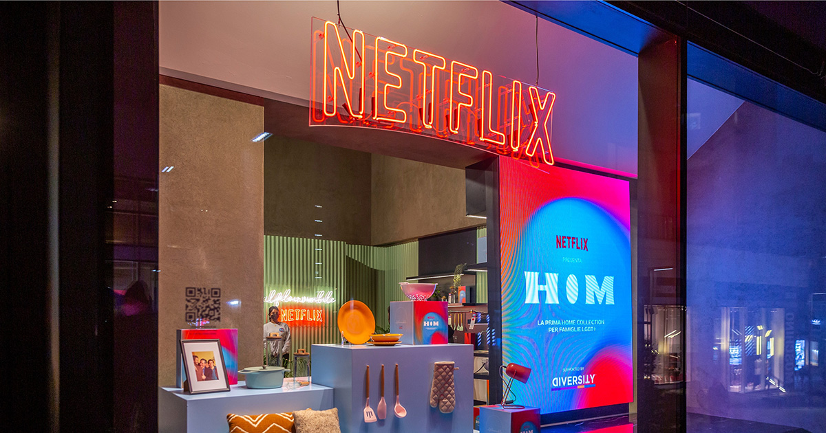 Netflix Pop-Up Store Promotes Same-Gender Parental Message
