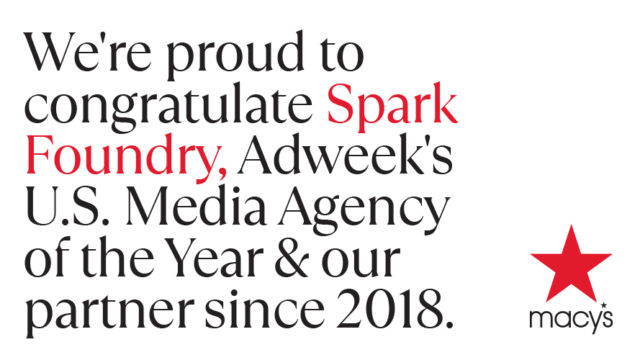 Spark Foundry Is Adweek's 2022 U.S. Media Agency of the Year